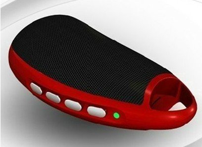 Unique exterior card speaker with FM function