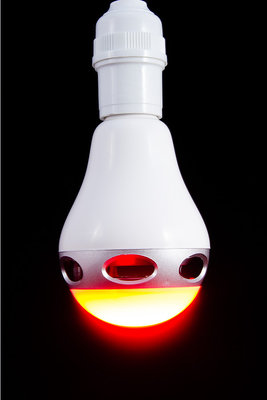 White Light 4W Bluetooth Speaker With Led Lamp , Bluetooth Wireless Speaker