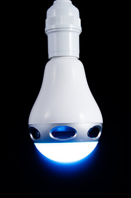 Wireless 15W E27 LED Light Bluetooth Speaker Portable For Smart Phone