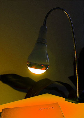 Indoor Rechargeable Bluetooth Speaker Led Light Bulb , Bluetooth Mobile Speaker
