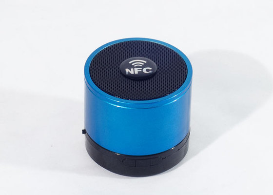 Weatherproof Camping Outdoor Bluetooth Speakers Hands Free , Blue / White
