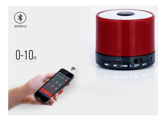 Creative Music Loud Outdoor Bluetooth Speakers Mobile Phone With Aux / Microphone