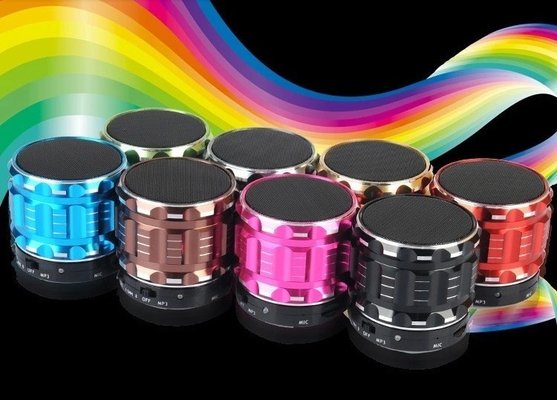 Colorful Cylinder Portable mini Outdoor Bluetooth Speaker , stereo Bluetooth Mobile Speaker