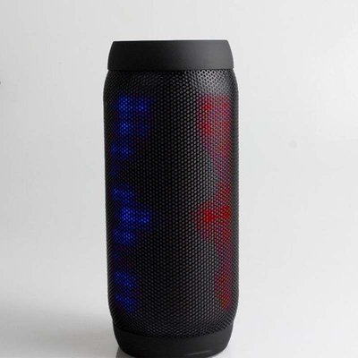 Outdoor Red / White Pulse LED Bluetooth Speaker With USB TF Card