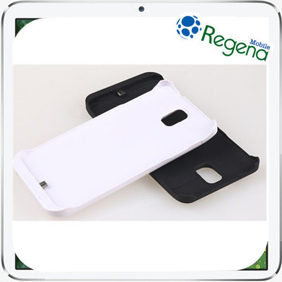 White Mobile Phone Accessories Battery Case for Samsung Galaxy Note 3 Power Bank 3800mH