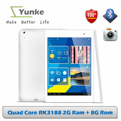 Quad Core Tablet PC 7.85 Inch Capacitive Screen Android 4.1 2GB RAM 8GB Bluetooth HDMI Dual Camera tablet rk3188
