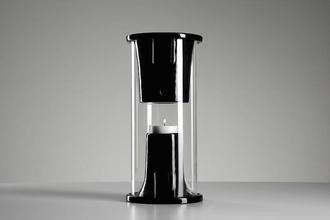Red light cuboid  LED candle  bluetooth candle speaker with USB interface