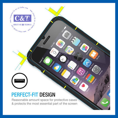 Anti-shock Explosion-proof  9H Cell Phone Screen Protector For Iphone 6 4.7" Inch