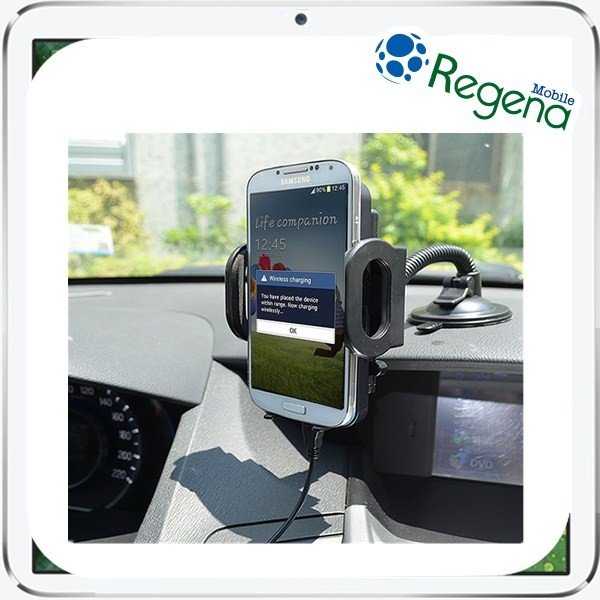 Compatible Mobile Phone Accessory Qi Stander Car Wireless Charger For Samsung s6