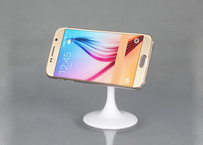 White Mobile Phone Accessory Magnetic Car Phone Holder Bead Short  / Long Bracket