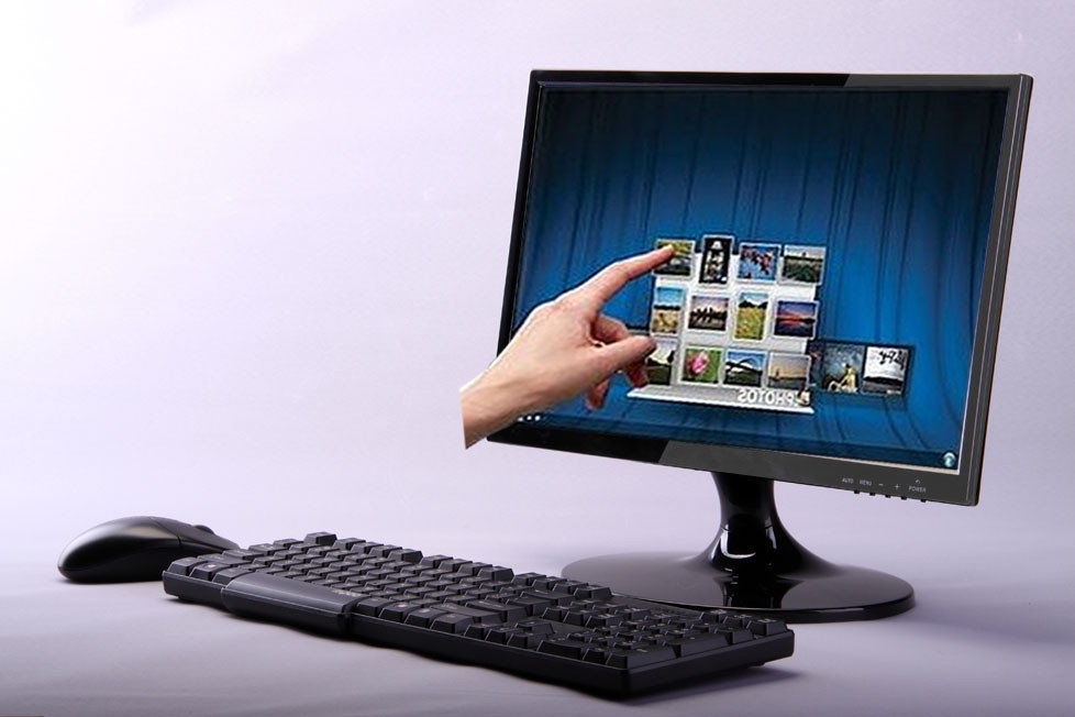15.6" 1366 * 768 Pixels All in One PC / Touchscreen Panel PC For Restaurant, Hotel