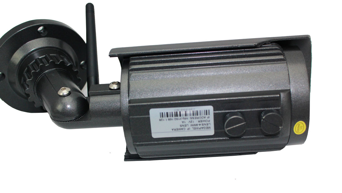 1.3MP Low Lux Weatherproof Security Wireless IP Camera With Night Vision , 2.8-12mm Varifocal