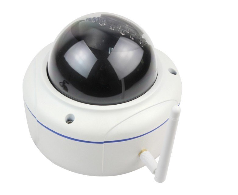 2.0MP P2P CMOS Vandalproof Wireless IP Camera With Night Vision​ SD Card Slot Max 32G