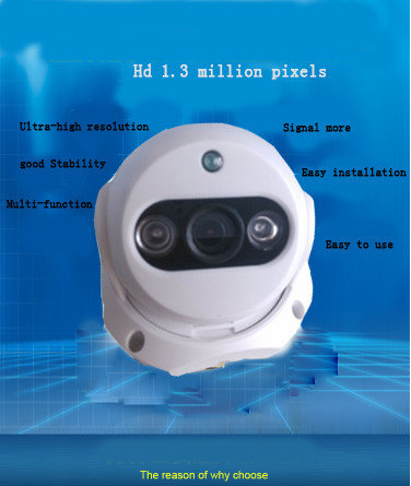 Network Infrared Dome PTZ IP Camera With CMOS Remote Monitoring IR-CUT HD Night Vision