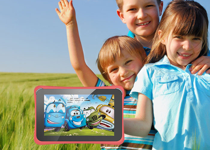 Quad Core Children Learning Tablet Colorful Educational With HD TFT Touch Screen