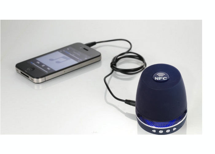 Indoor Led Light NFC Bluetooth Speaker With Subwoofer For Laptop / Mobile Phone