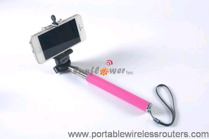 Colorful Selfie Extendable Monopod for Samsung Galaxy S5 / HTC / Digital Cameras
