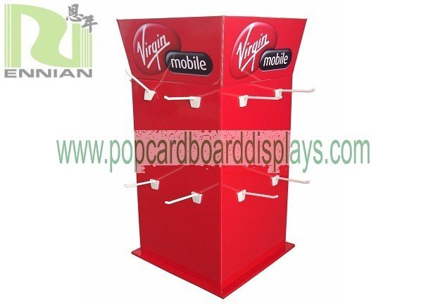 Mobile Phone Accessory Spinner Display Racks Iphone Point Of Purchase Displays ENSP023
