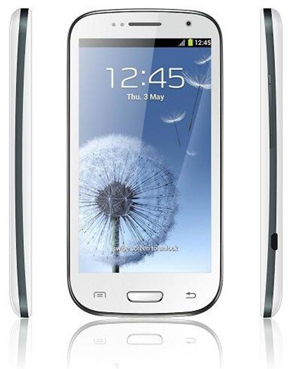 4.7Inch Blue/ White GPS Android Touchpad Mobile Phones with Dual SIM Card, Bluetooth 3.0