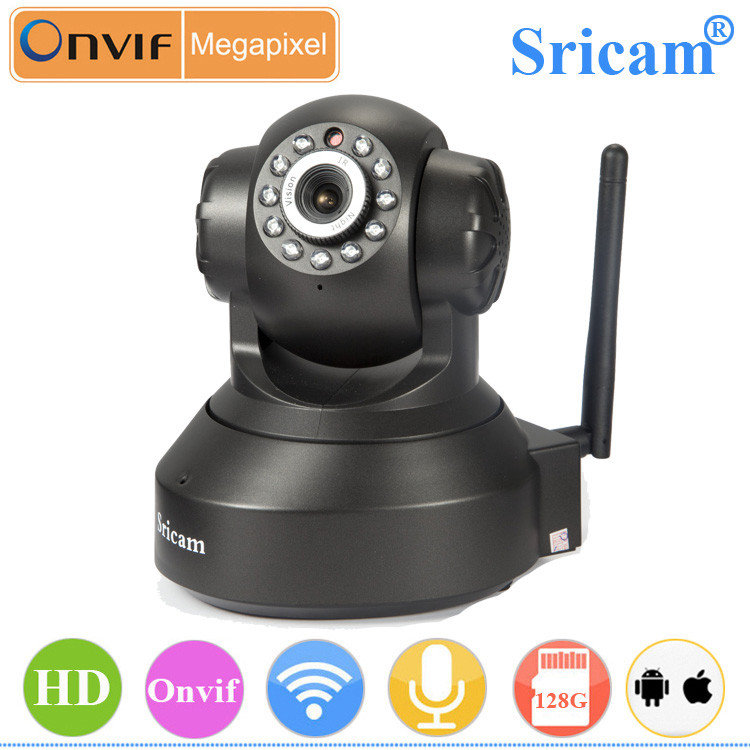 P2P Pan Tilt Wireless IP Camera Onvif 720P wifi ip camera 128G TF card