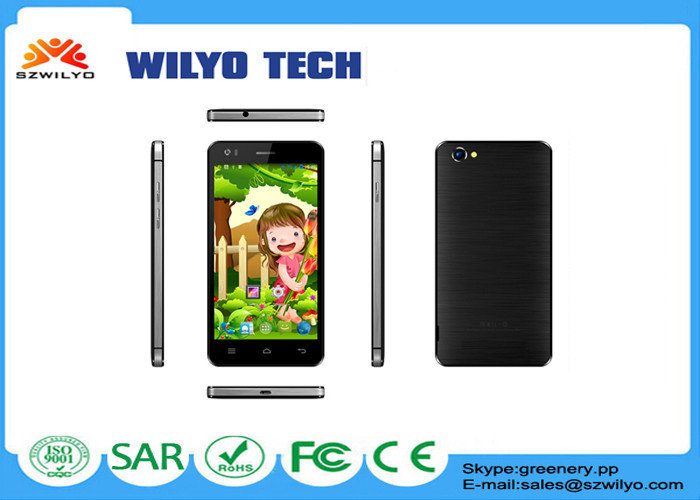 WI6 White 5 Inch Screen Smartphones MT6582 Quad Core WCDMA 3g Android