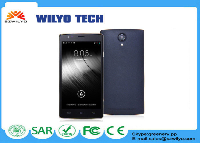 5.5 inch Mt6582 4g Cell Phone Dual Sim With 8Mp Camera Android 4.4 Black WL55