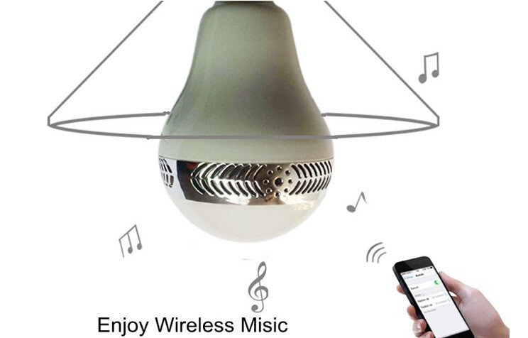 Warm white / cold white LED Light with Wireless Speaker and bluetooth connection 5W