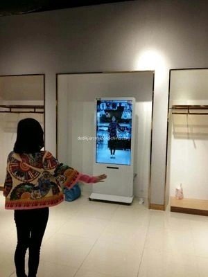 방수 똑똑한 마술 거울 사진 부스 다 점 포일 접촉 50000 시간 패널 생활
