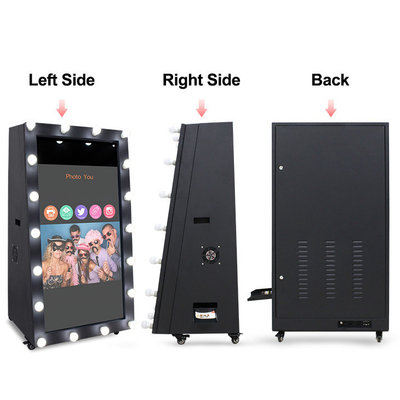 TFT 65 인치 마술 거울 사진 부스 터치스크린 광도 450/700CD/M2