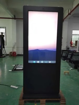 42-65 인치 디지털 방식으로 Signage LCD 간이 건축물, IP65 옥외 디지털 방식으로 광고 스크린