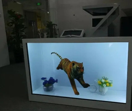D 이하 공용영역 투명한 TFT LCD 디스플레이 전시회/광고를 위한 55 인치