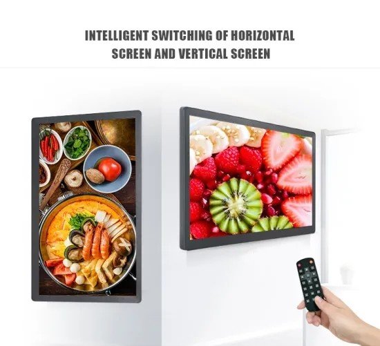 터치스크린으로 광고를 위한 55 인치 잘 고정된 방수 옥외 LCD 디스플레이