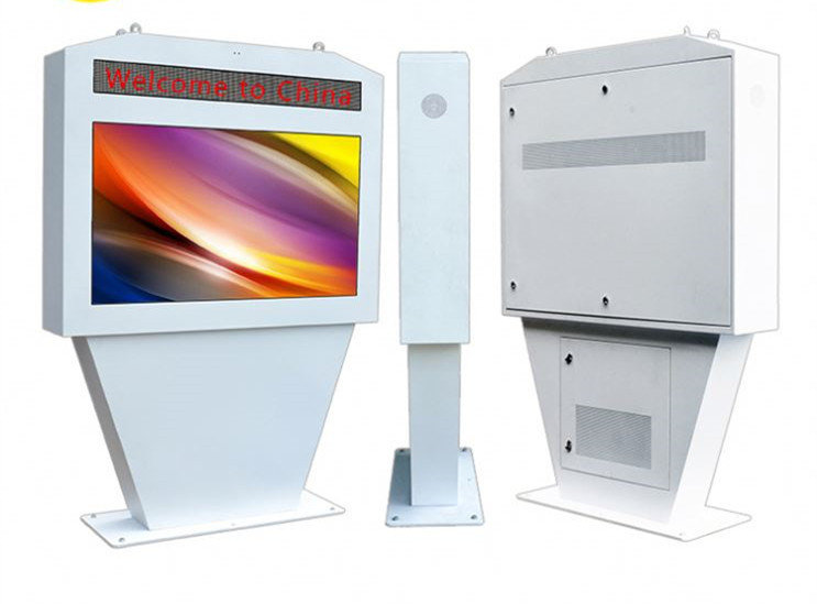 Dedi 55 Inch Horizontal Outdoor Touch Screen Digital Signage Advertising Playe with Fan Cooling
