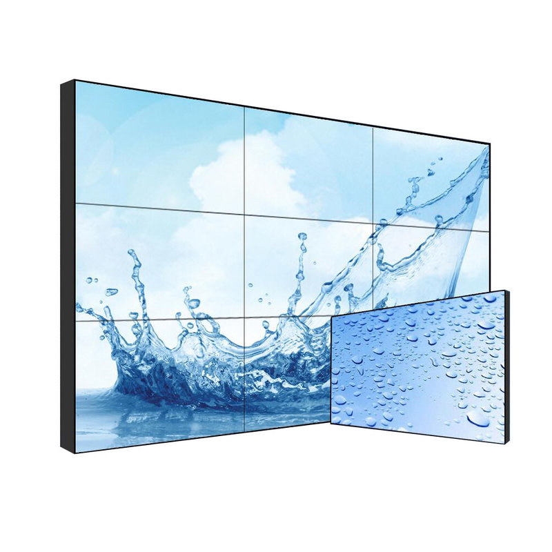3x3는 이음새가 없는 LCD 영상 벽 46&quot; 47&quot; 55&quot;를 스크린 실내 500cd/m2 광도 했습니다