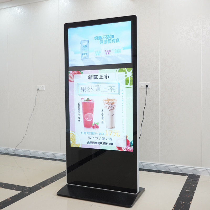 실내 독립 디지털 방식으로 Signage 지면 대 Lcd 터치스크린 1920*1080 42 인치