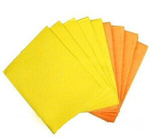 Polyester PP Needle Punched Non Woven Fabric 0.9 mm Thick Red Blue Green Orange