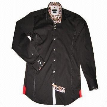 Men's Long Sleeves Shirt, Made of 100% Cotton Yarn-dyed Fabric, OEM Orders are Welcome