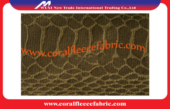 Warp Knitted Faux Suede Fabric / Imitation Suede Fabric for Bag or Car Seat Covers