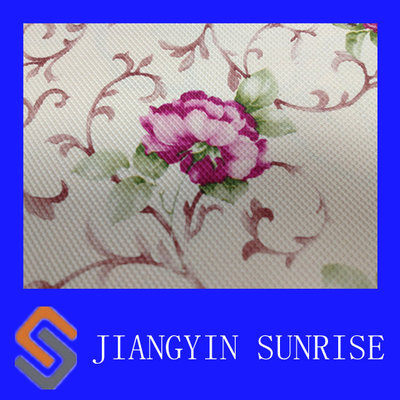 Softness Printed Bag Faux Leather Upholstery Fabric With PU Coating