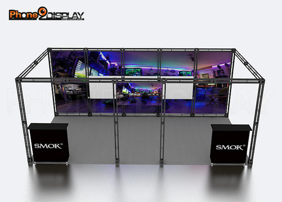 Cabine contagieuse de salon commercial d'oeil, conception moderne faite sur commande de support d'exposition
