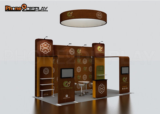 support standard d'expo d'affichage de cabine du salon commercial 20x10 pour l'équipement d'exposition