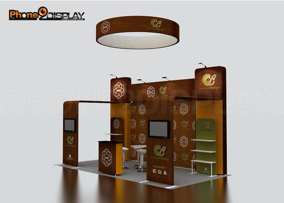 support standard d'expo d'affichage de cabine du salon commercial 20x10 pour l'équipement d'exposition