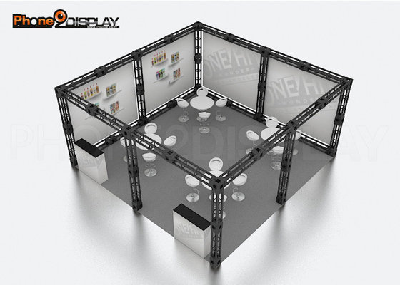 Couleur en aluminium de support de cabine de salon commercial de botte d'affichage d'événement adaptée aux besoins du client
