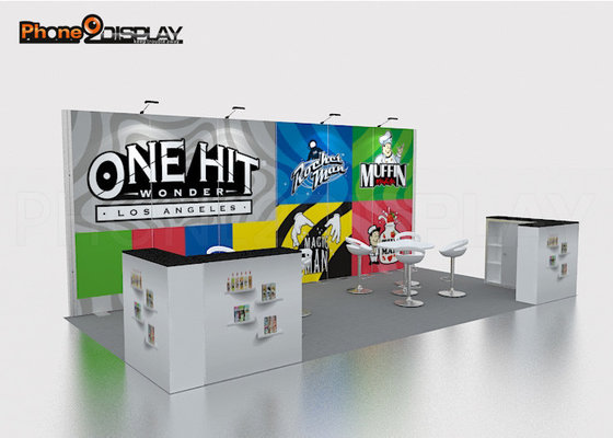 L'exposition modulaire faite sur commande recyclable tient le cadre d'alliage d'aluminium de 3X6m