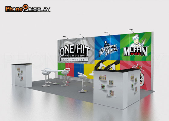 L'exposition modulaire faite sur commande recyclable tient le cadre d'alliage d'aluminium de 3X6m