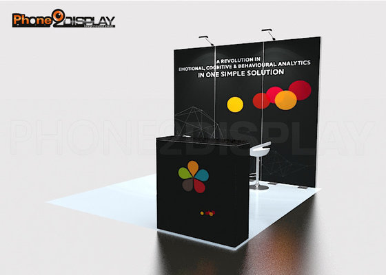 Conception portative 3x3m, supports réutilisables modulaires de cabine d'exposition d'exposition