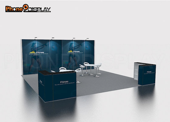 Cabine modulaire de salon commercial d'installation facile/conception modulaire de stalle pour le support d'exposition