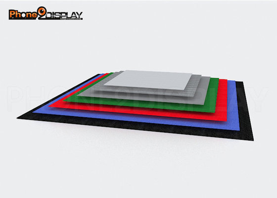plancher de verrouillage de salon commercial d'épaisseur de 7mm/carrelages de verrouillage blancs de PVC