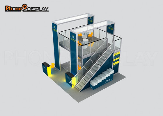 Cabine en aluminium de salon commercial de double Decker/conception modulaire portative de cabine