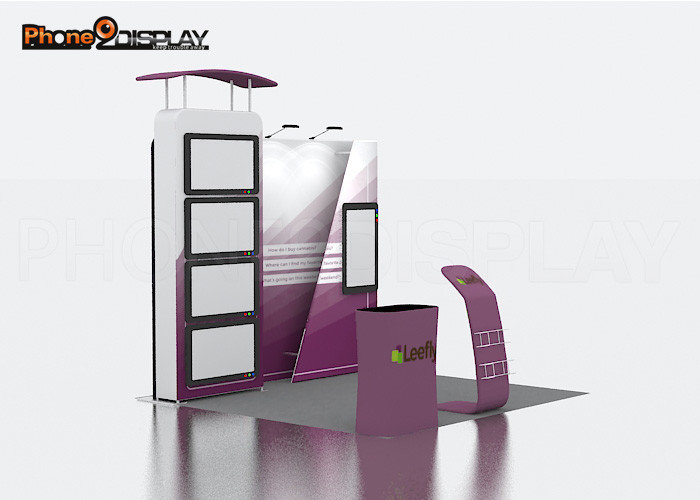 support facile de cabine d'exposition d'installation de cadre en aluminium de cabine de 10ft pour le salon commercial
